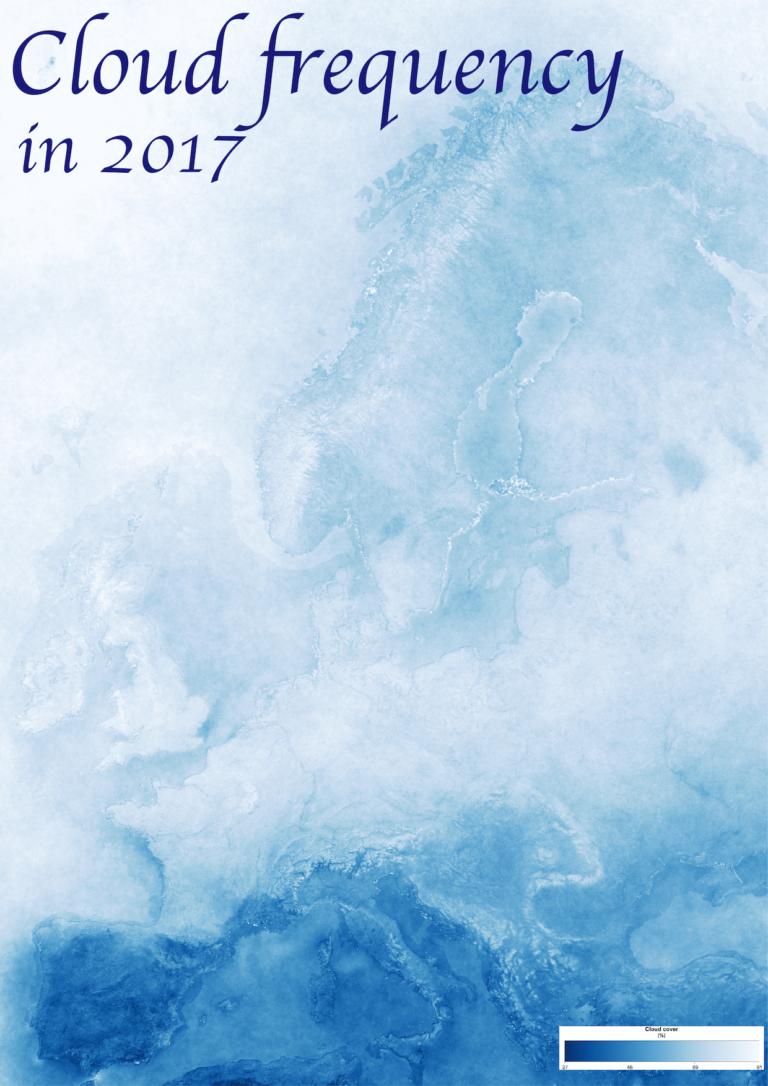 Cloud frequency map for Europe & update to cloud frequency web app ...